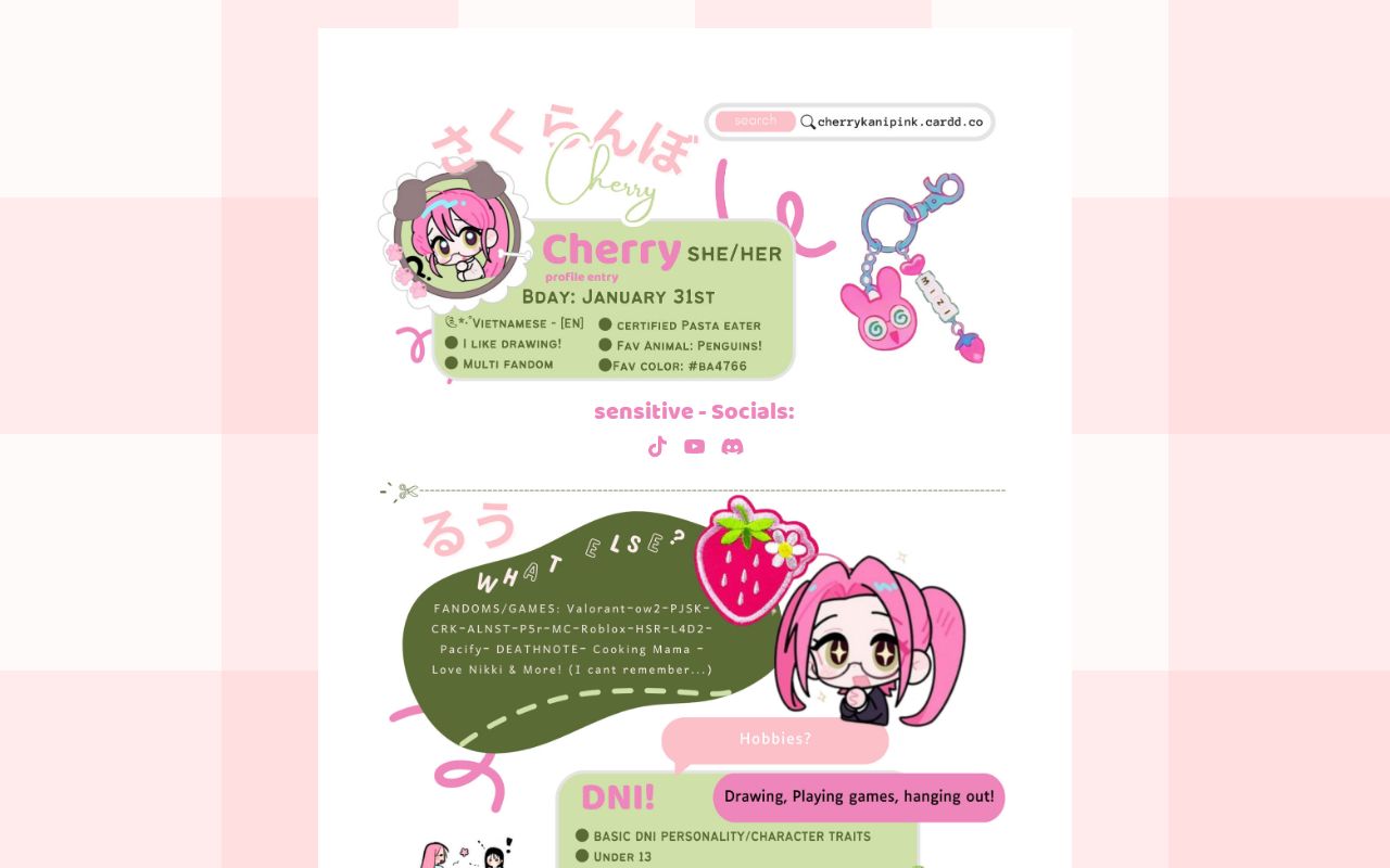 Cherry's Description!